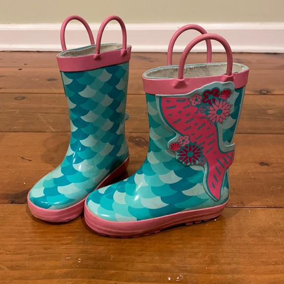 Shoes | Mermaid Rain Boots | Poshmark
